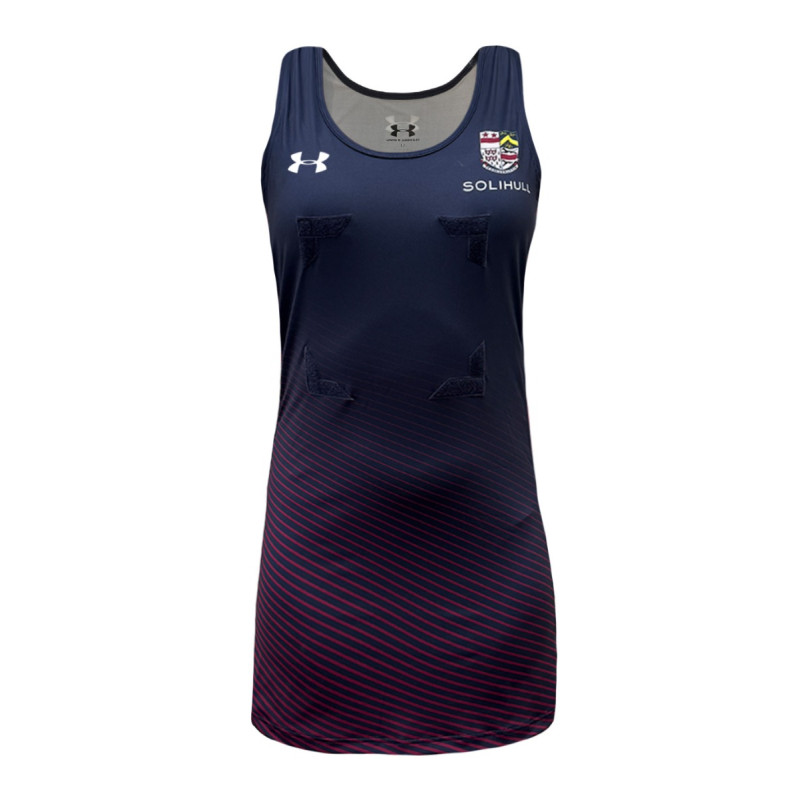 Womens Court Netball Dress Navy Blue